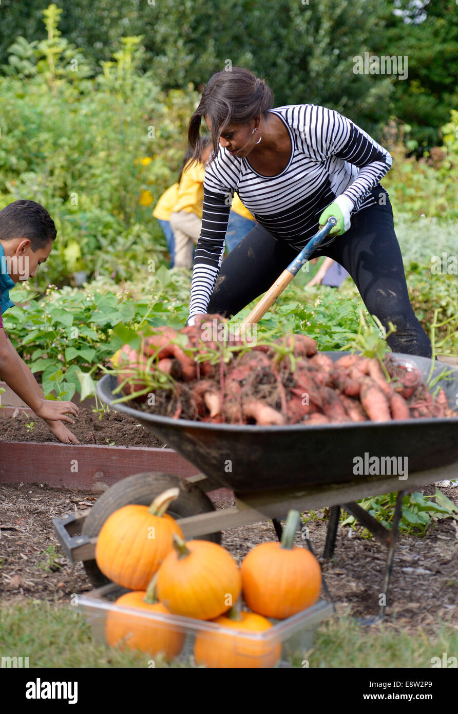 Washington, DC, USA. 14th Oct, 2014. U.S. First Lady Michelle Obama ...