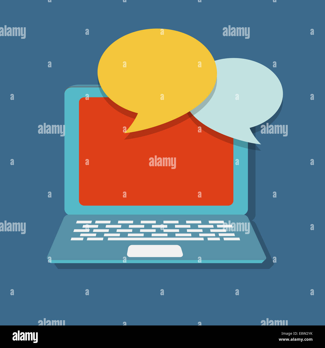 Modern Flat Icon Set for Web and Mobile Application Stock Photo - Alamy