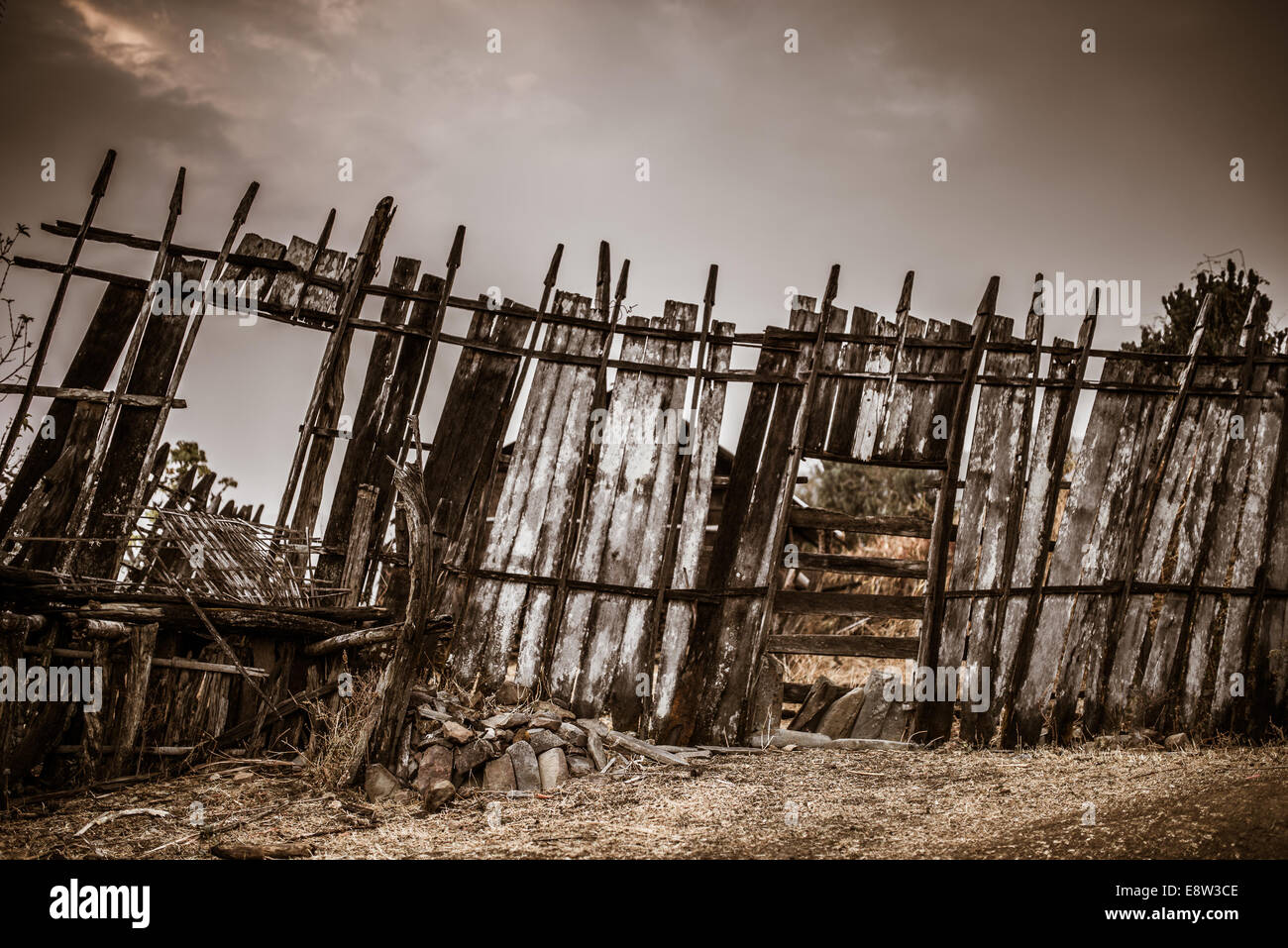 Rural village in northern Myanmar, Burma Stock Photo - Alamy