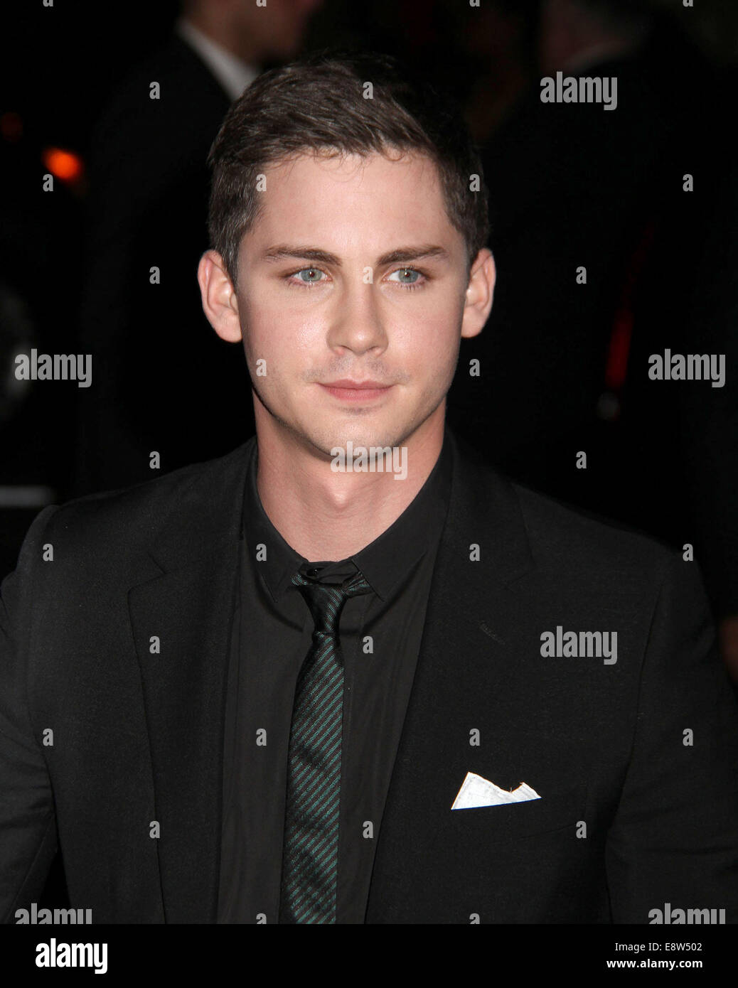New York, New York, USA. 14th Oct, 2014. Actor LOGAN LERMAN attends the ...