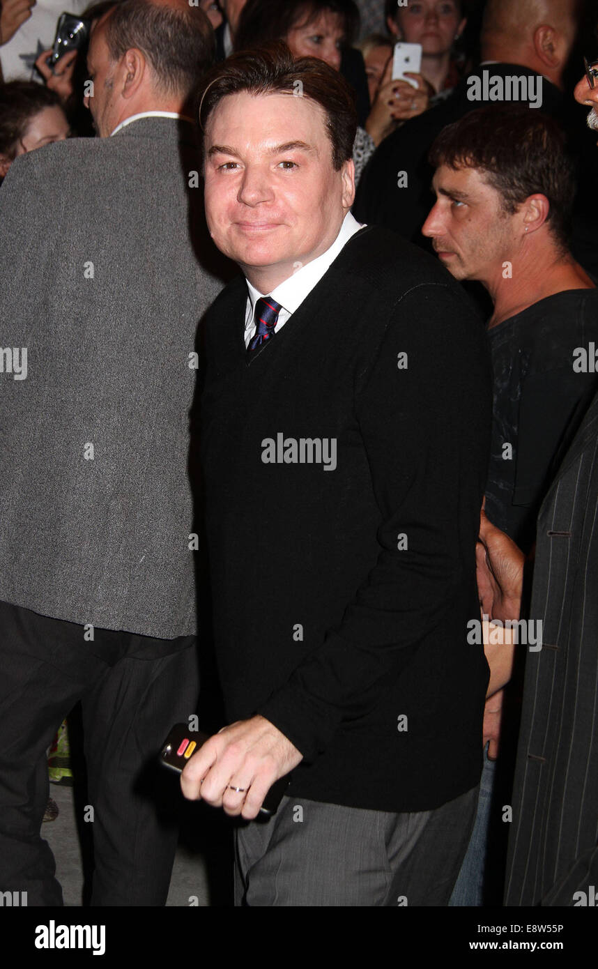New York, New York, USA. 14th Oct, 2014. Actor MIKE MYERS attends the ...