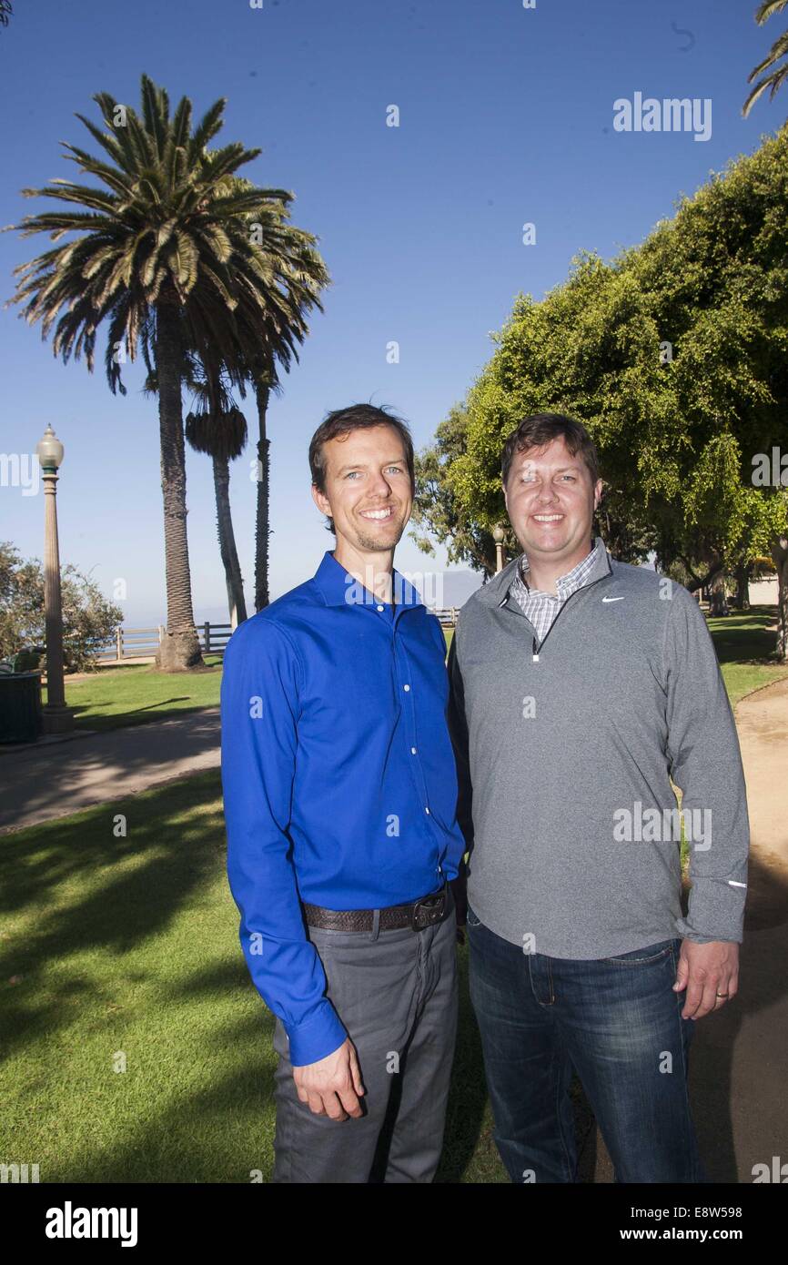Los Angeles, California, USA. 9th Sep, 2014. Nate Redmond, left, and ...