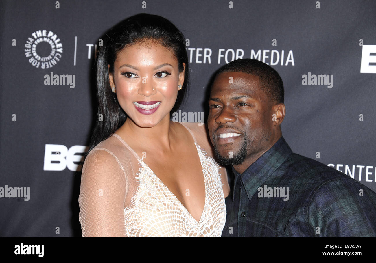 Los Angeles, California, USA. 14th Oct, 2014. Kevin Hart, Eniko Parris ...
