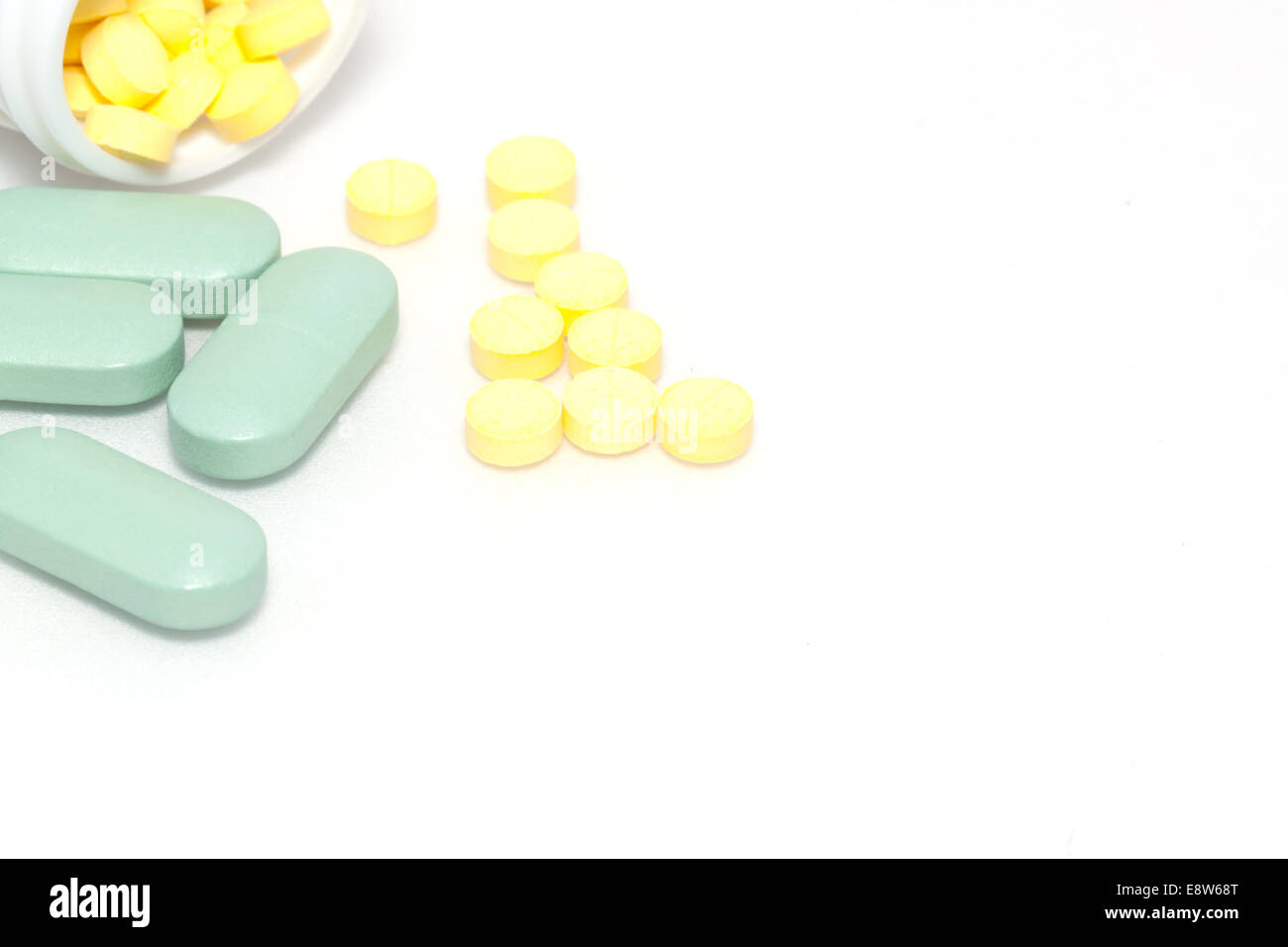 Medicine on paper background hi-res stock photography and images - Alamy