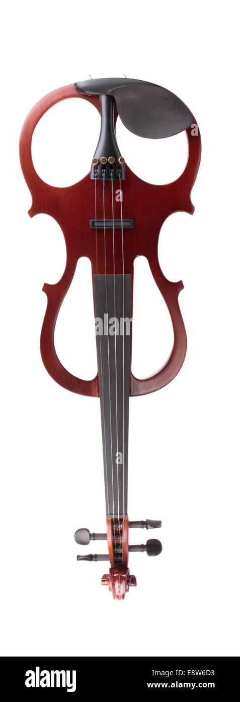Electric Violin Isolated Stock Photo - Alamy