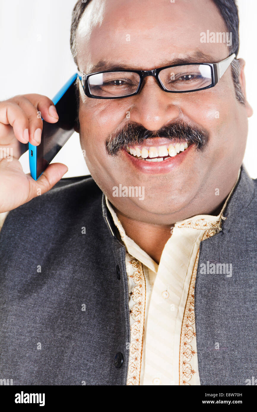 Indian man talking hi-res stock photography and images - Alamy