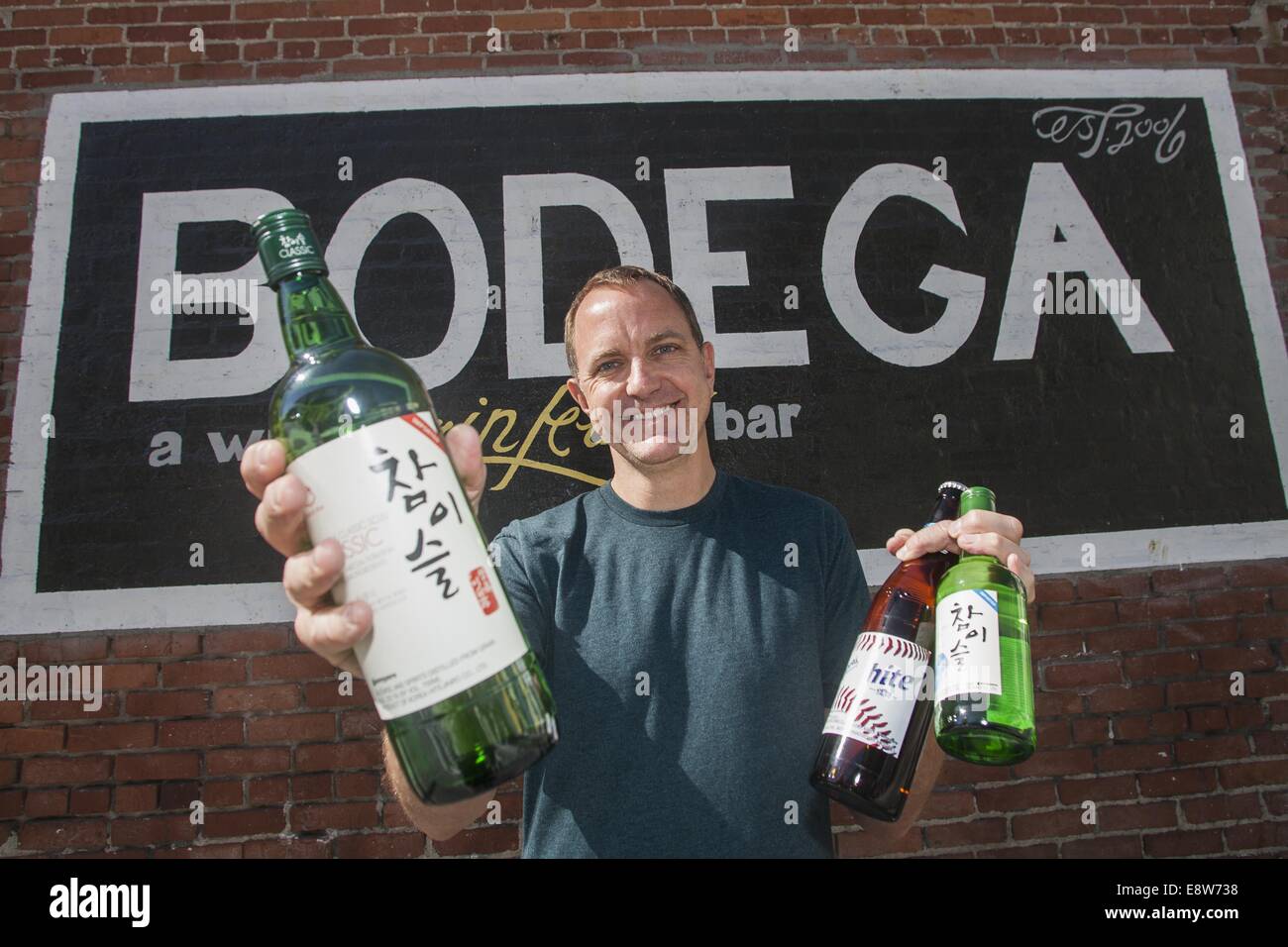 Los Angeles, California, USA. 30th Sep, 2014. Greg Seares, a co-owner ...