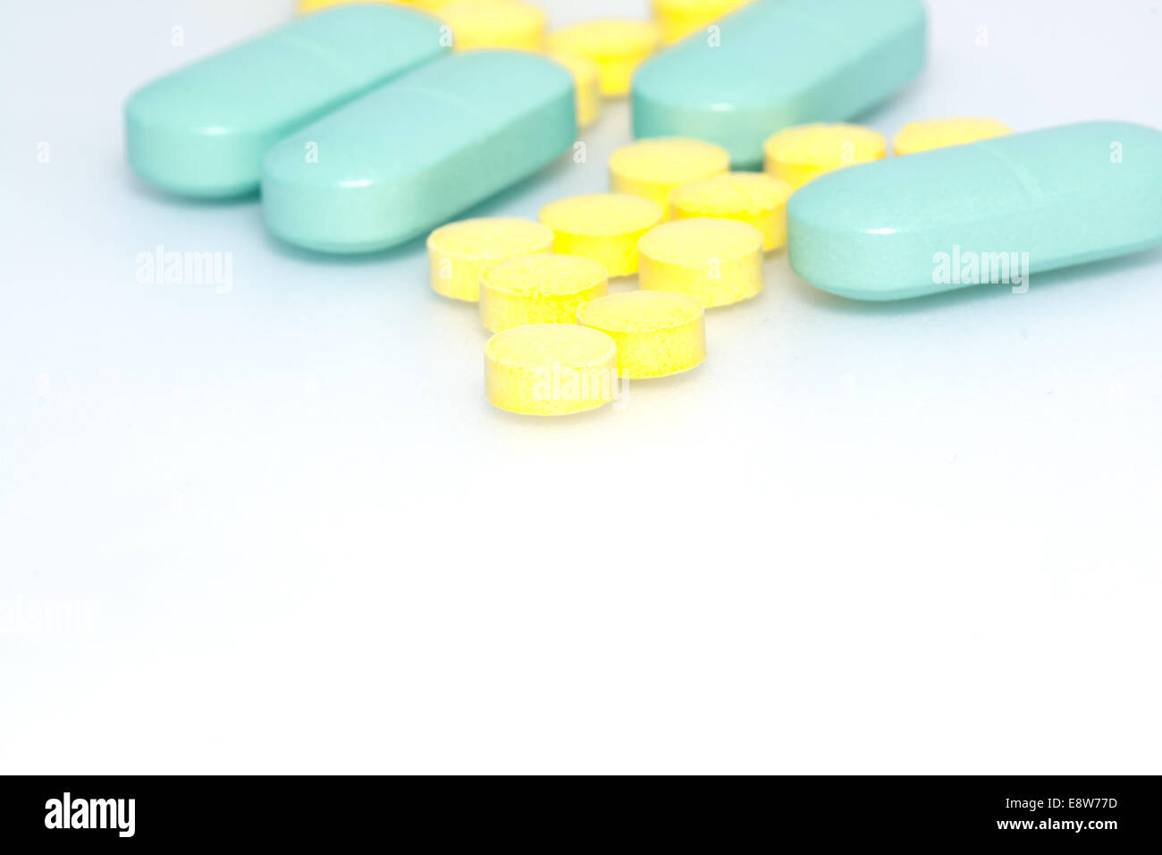 medicine on paper background Stock Photo - Alamy