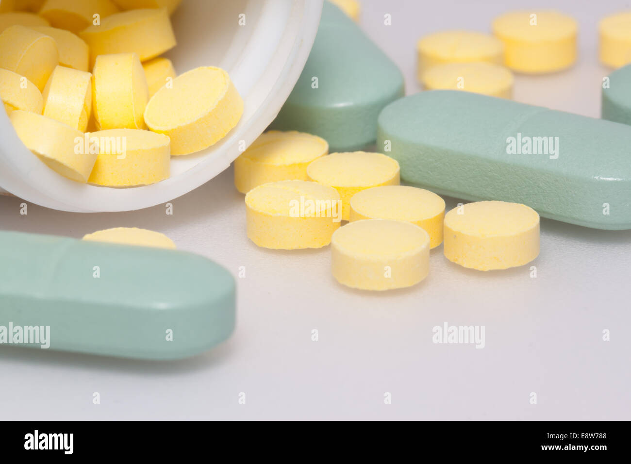 medicine on paper background Stock Photo - Alamy