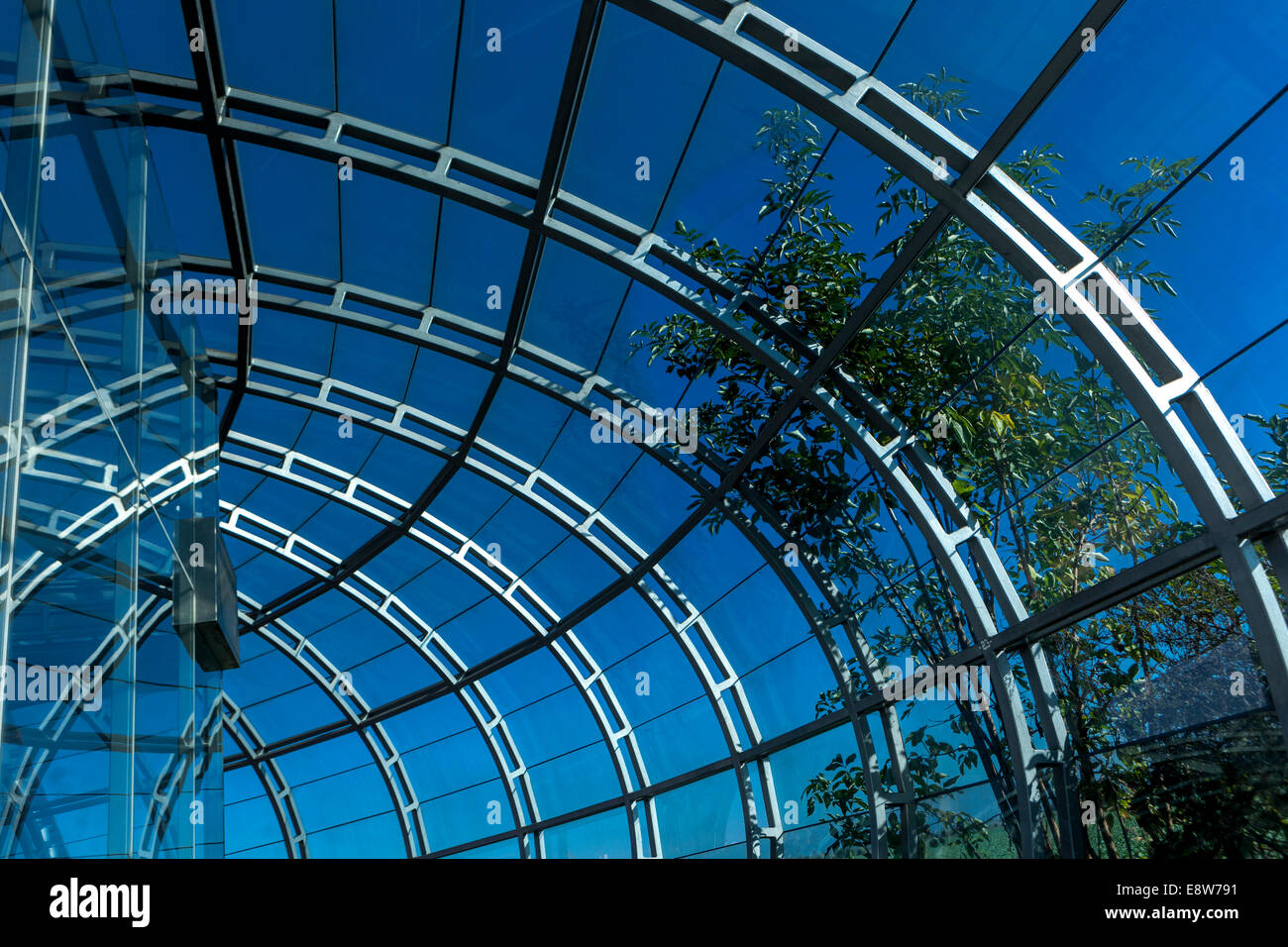 Letnany Metro Station, the last station line C, ending in the fields ...