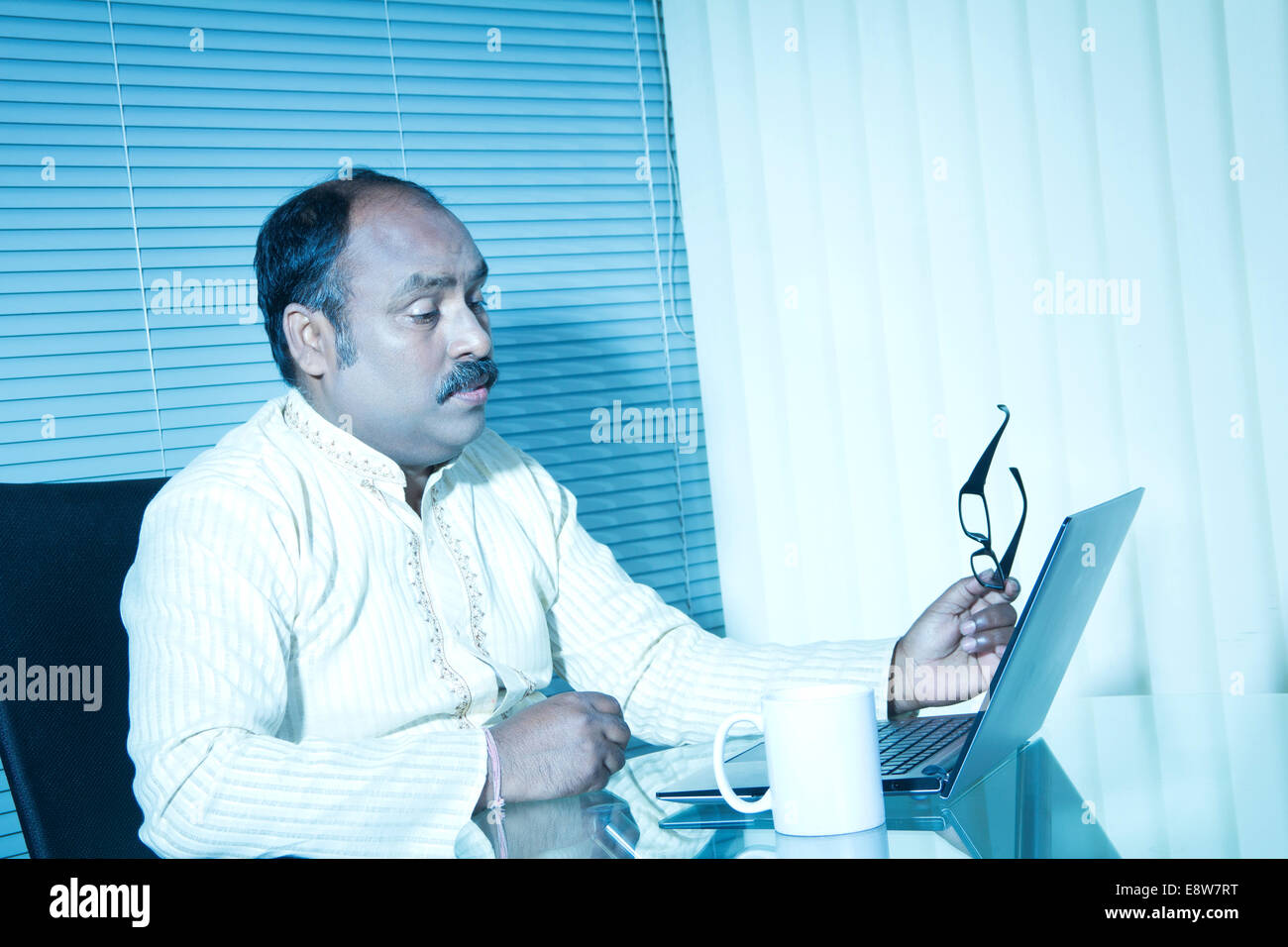 Casual indian male working office hi-res stock photography and images ...