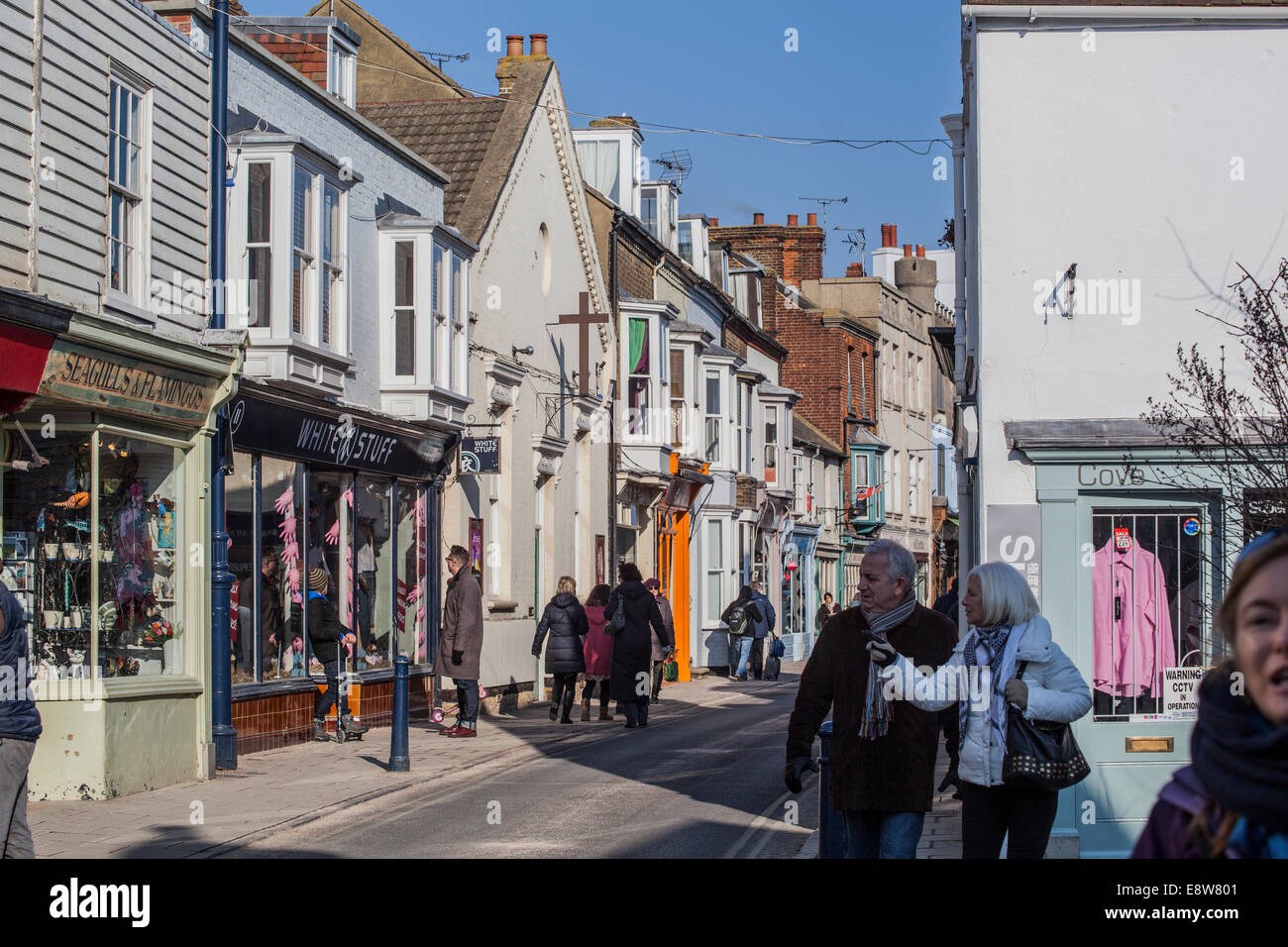 Blue old shop whitstable hi-res stock photography and images - Alamy