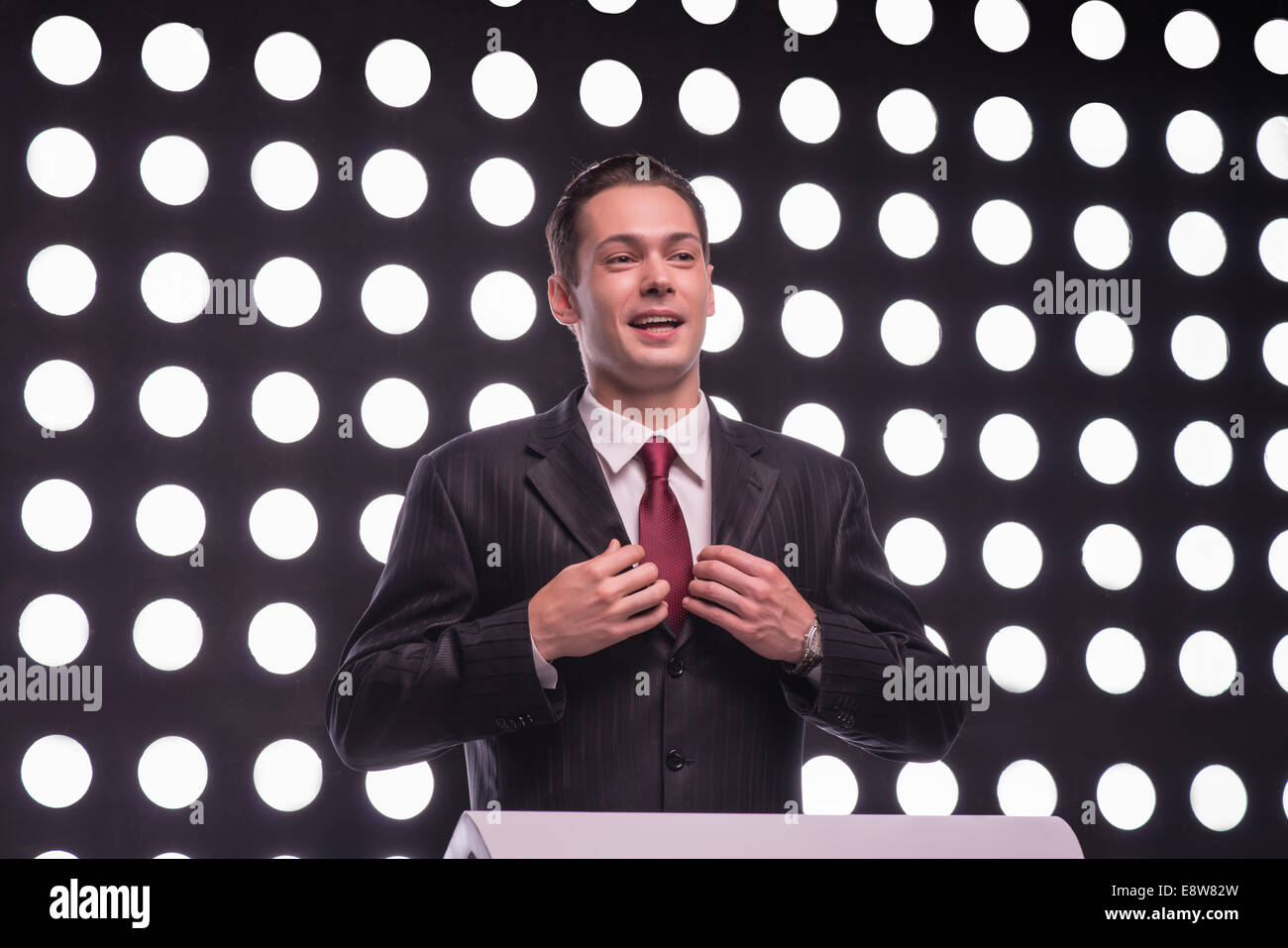 Attractive star tv presenter hi-res stock photography and images - Alamy