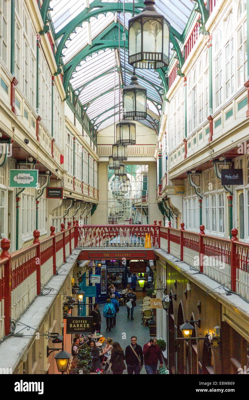 Old arcade cardiff hi-res stock photography and images - Alamy
