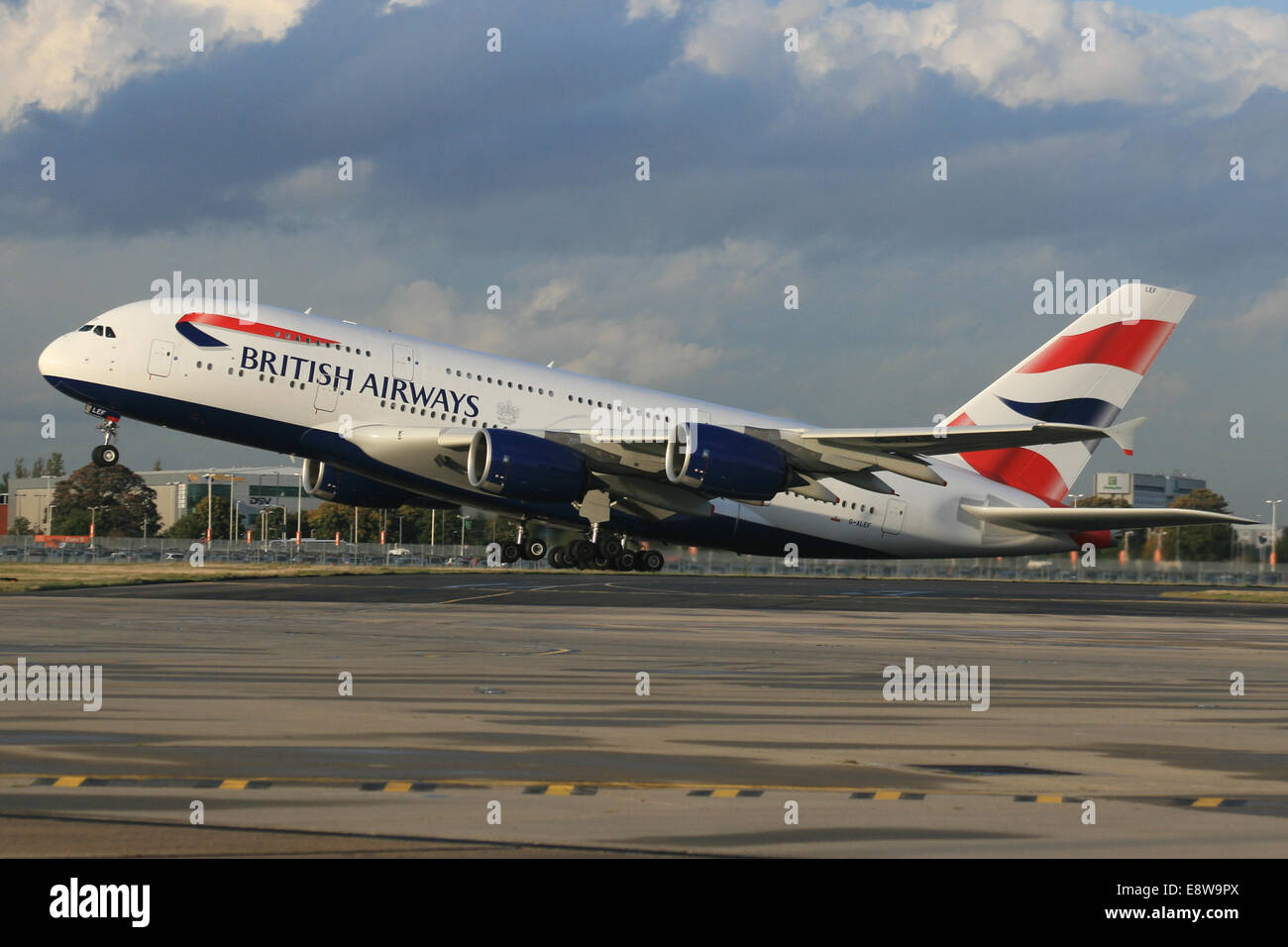 BA BRITISH A380 Stock Photo - Alamy