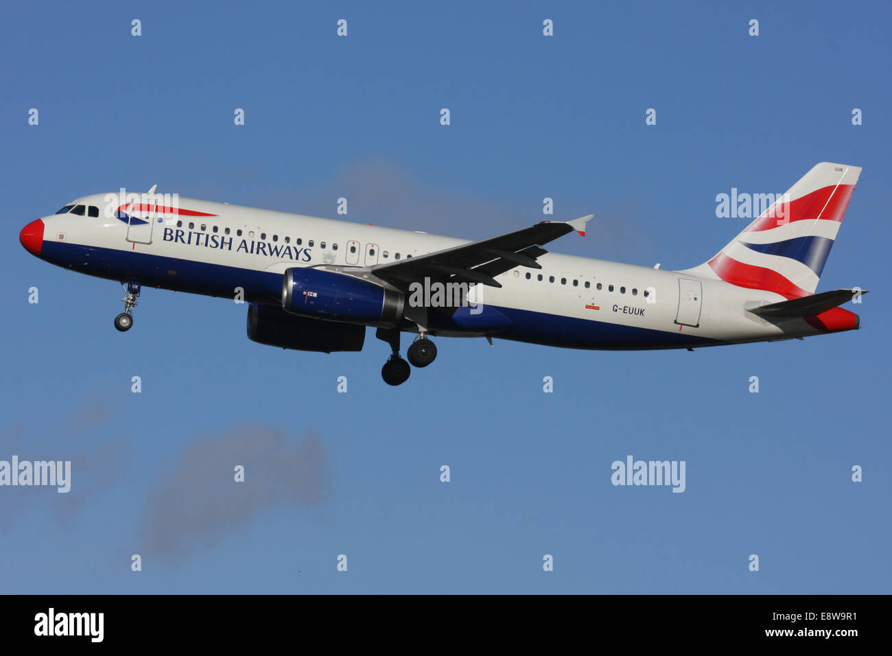 BA RED NOSE A320 Stock Photo - Alamy