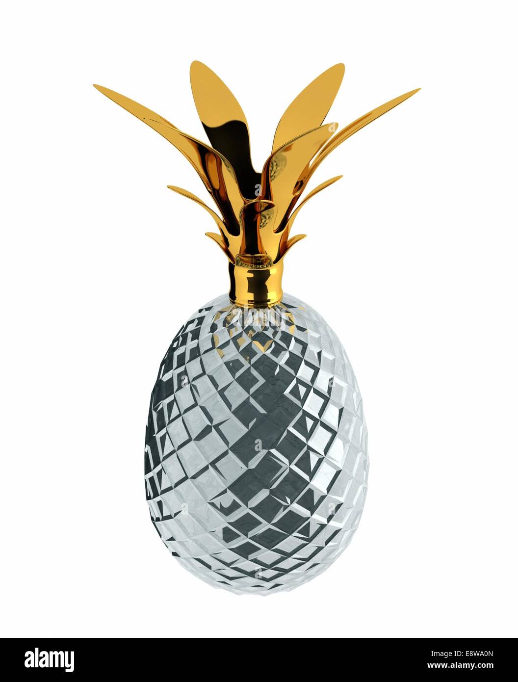 Russian style glass bottle on white background Stock Photo - Alamy