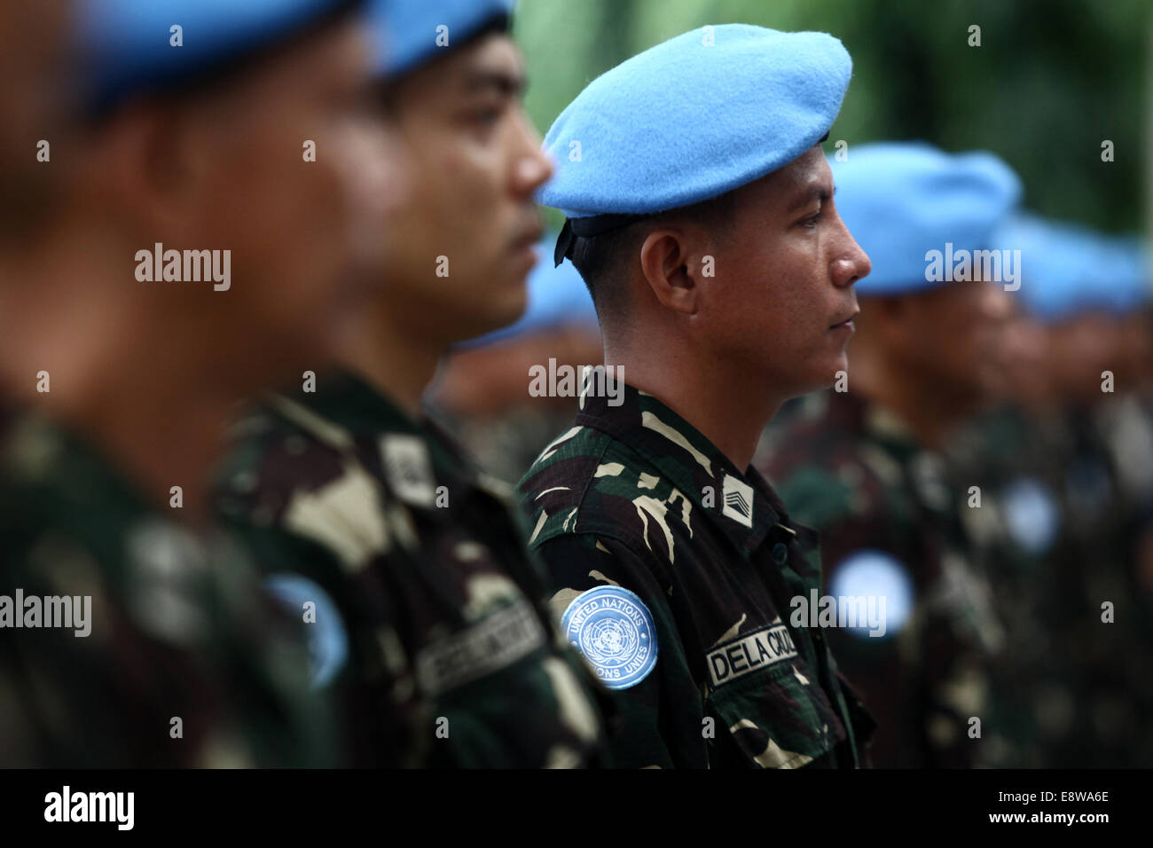 Quezon City, Philippines. 15th Oct, 2014. Members of the 17th ...