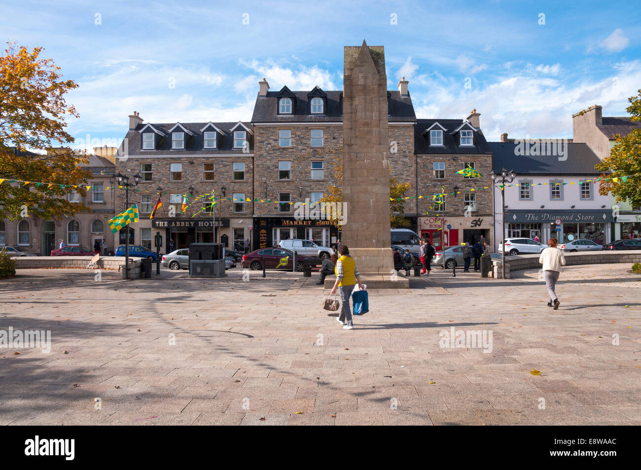 Donegal Town County Donegal Ireland. Autumn on The Diamond Stock Photo ...