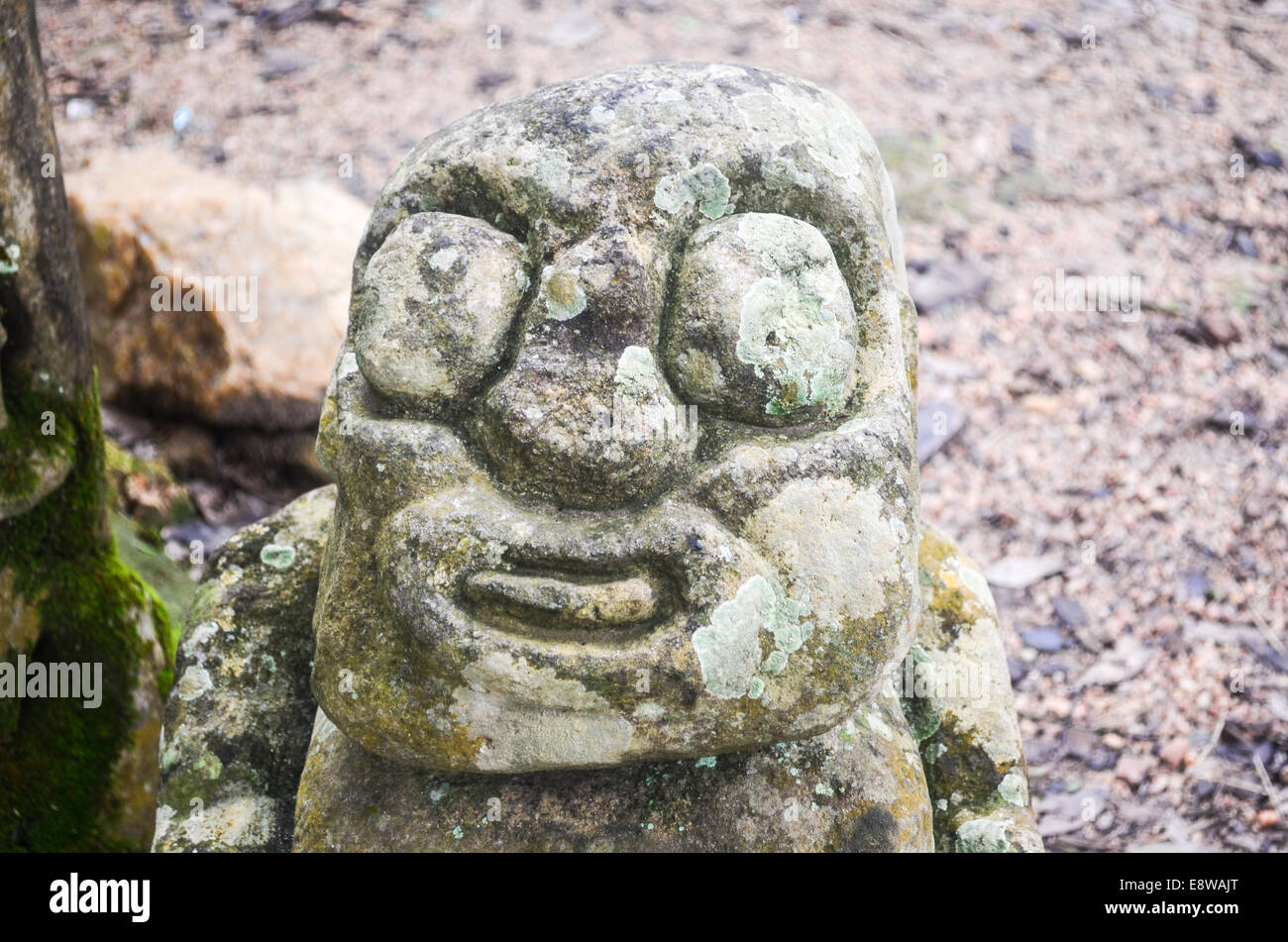 Sculptures in Osun Sacred Grove, UNESCO site in Oshogbo, Nigeria ...