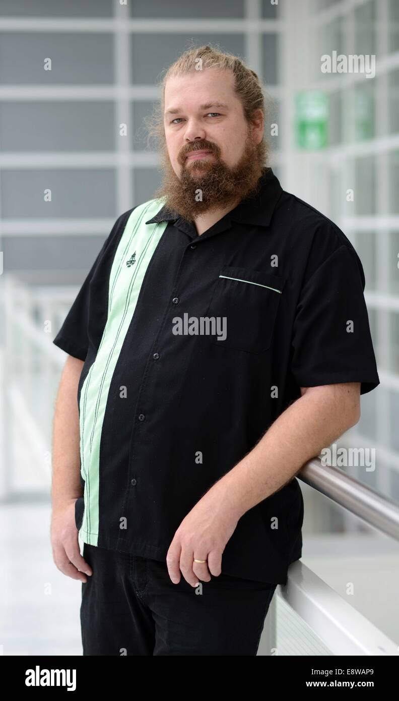 Petteri Tikkanen, at the 66. Frankfurt Book Fair in Frankfurt Main ...