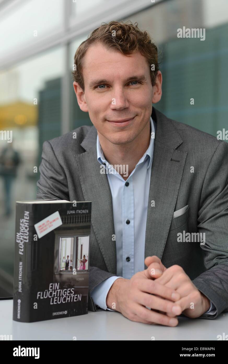 Juha Itkonen, at the 66. Frankfurt Book Fair in Frankfurt Main, Germany ...