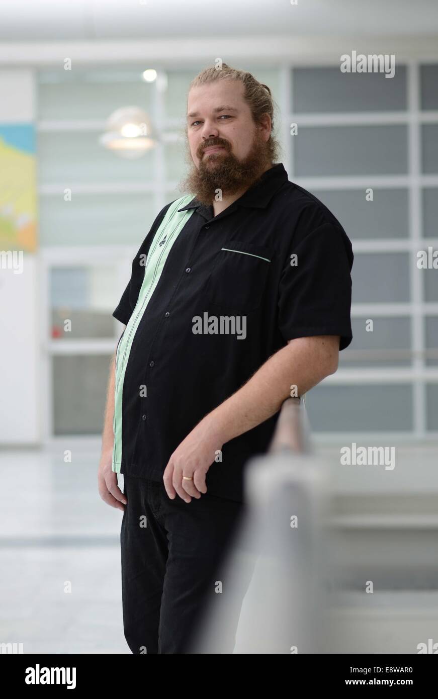 Petteri Tikkanen, at the 66. Frankfurt Book Fair in Frankfurt Main ...