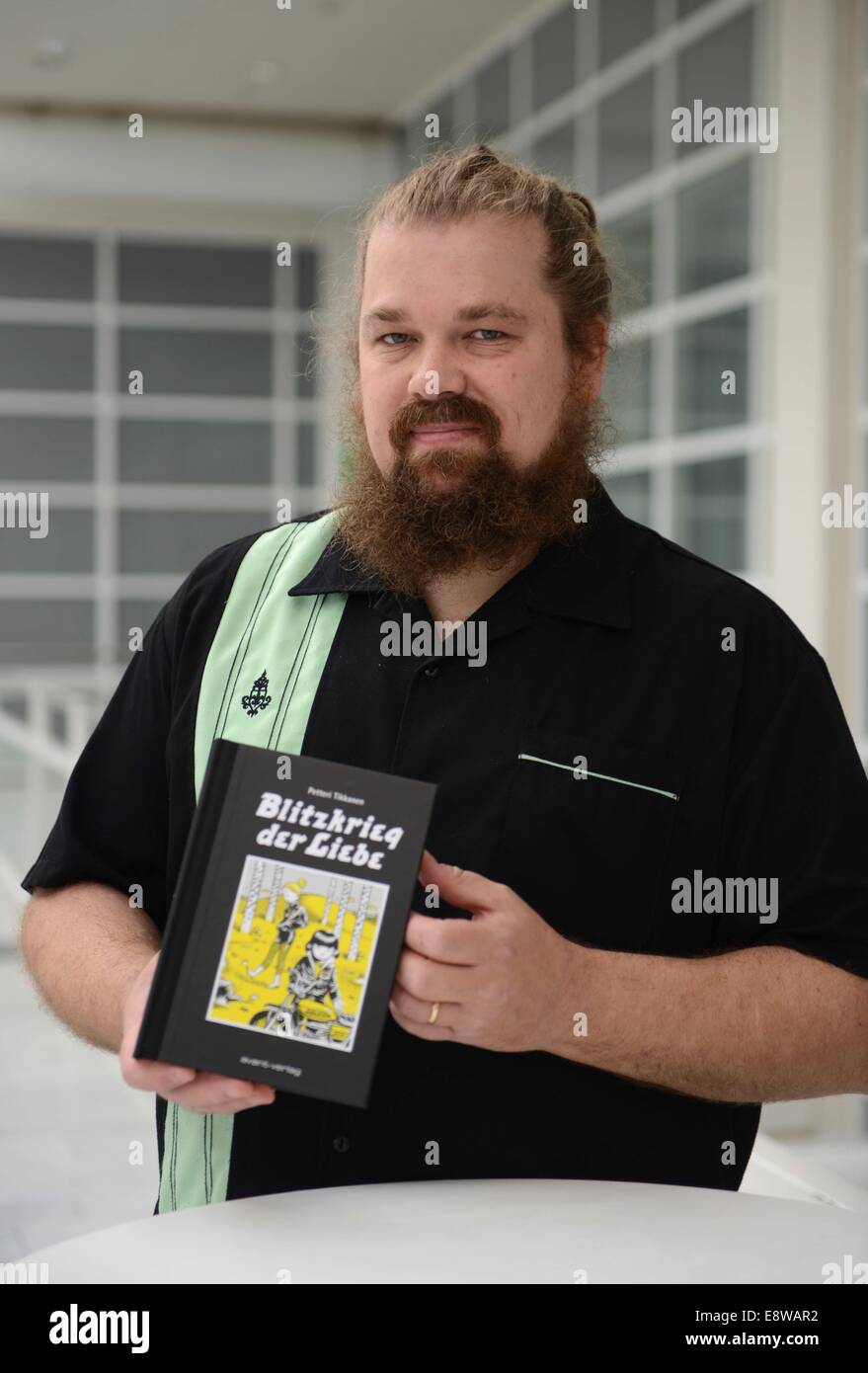 Petteri Tikkanen, at the 66. Frankfurt Book Fair in Frankfurt Main ...