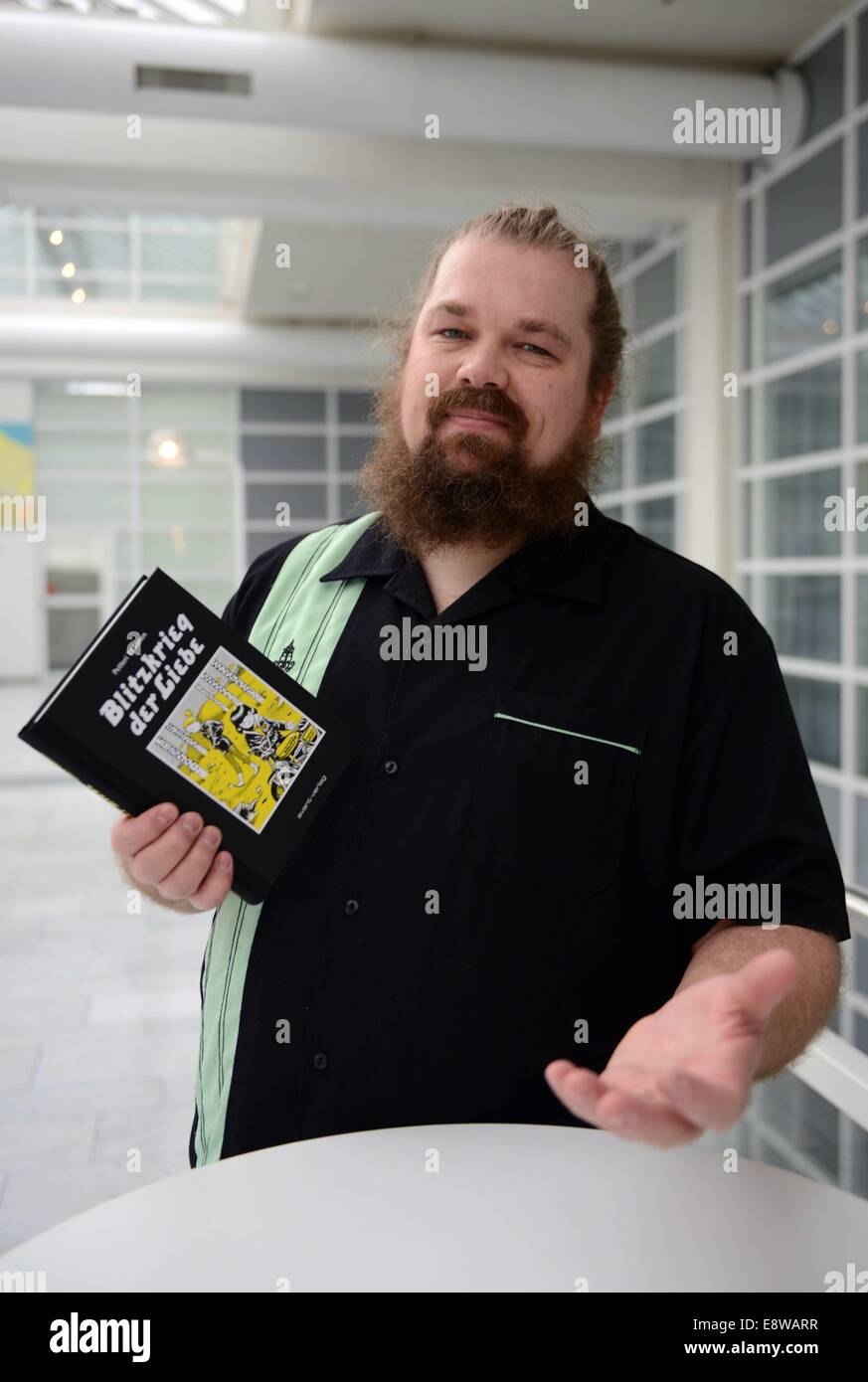 Petteri Tikkanen, at the 66. Frankfurt Book Fair in Frankfurt Main ...