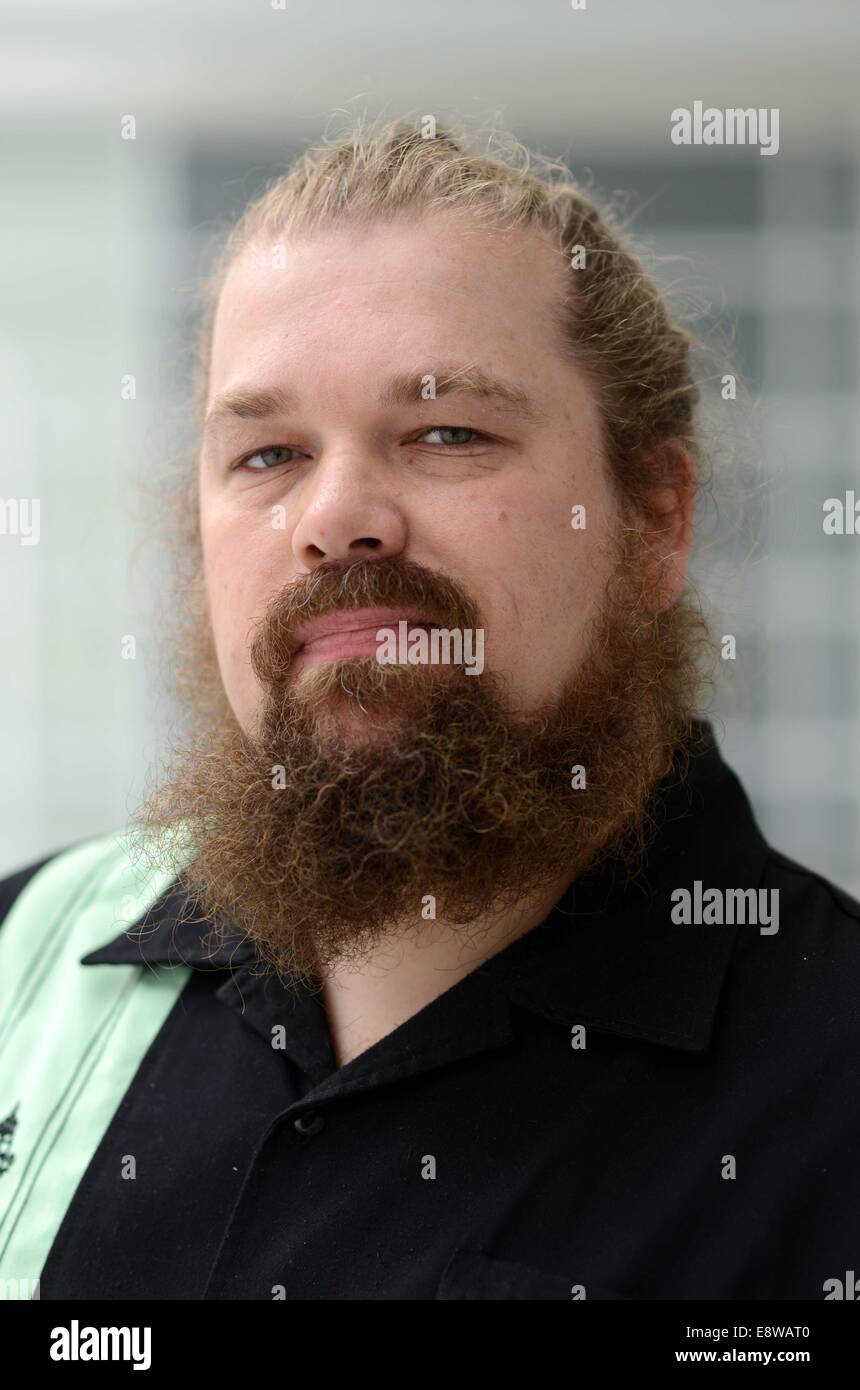 Petteri Tikkanen, at the 66. Frankfurt Book Fair in Frankfurt Main ...