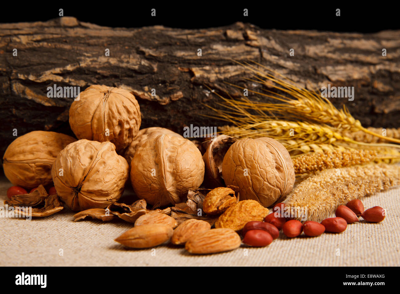 Of various nuts hi-res stock photography and images - Alamy