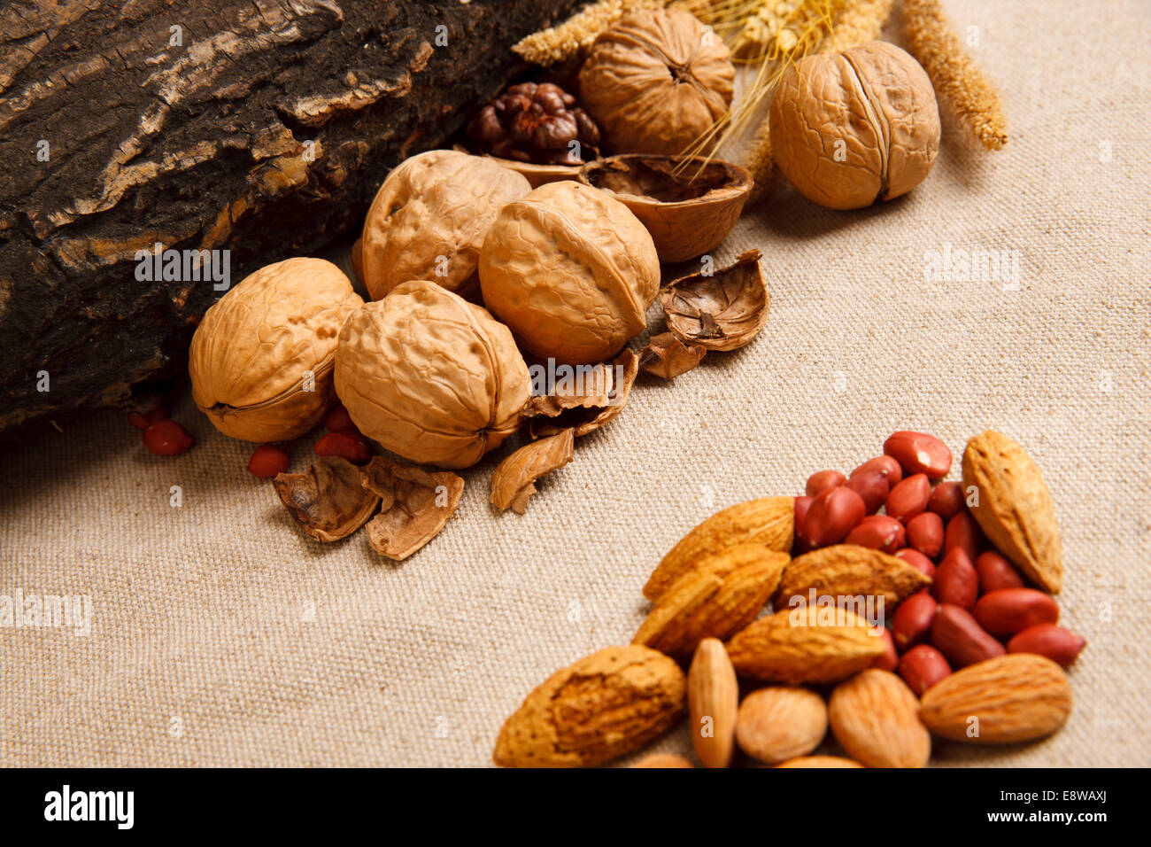 Of various nuts hi-res stock photography and images - Alamy