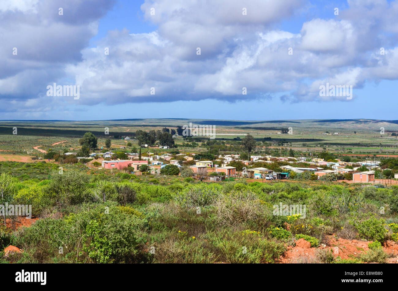 Ebenhaezer settlement near Lutzville, Western Cape, South Africa Stock ...