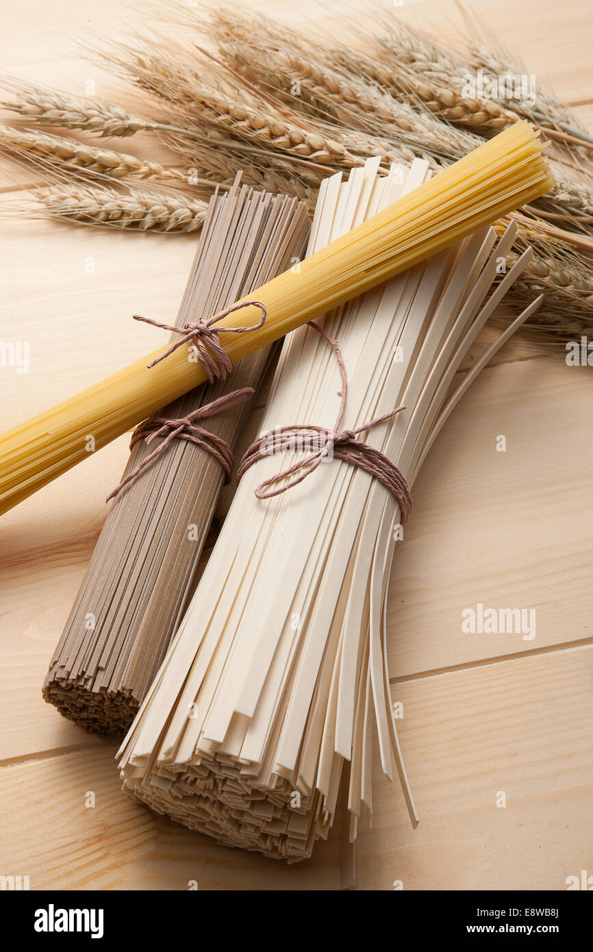 wheat and noodles Stock Photo - Alamy