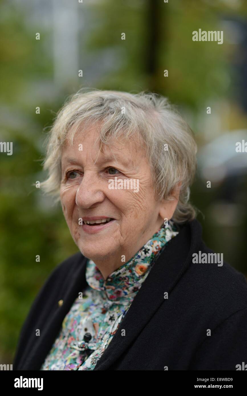 Ingrid Noll, at the 66. Frankfurt Book Fair in Frankfurt Main, Germany ...