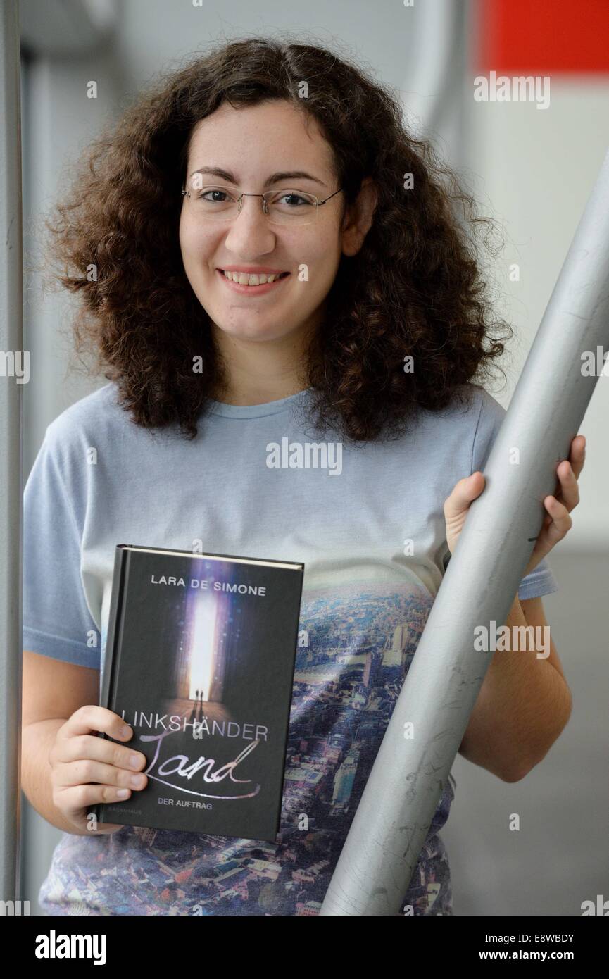 Lara De Simone, at the 66th Frankfurt Book Fair in Frankfurt Main ...