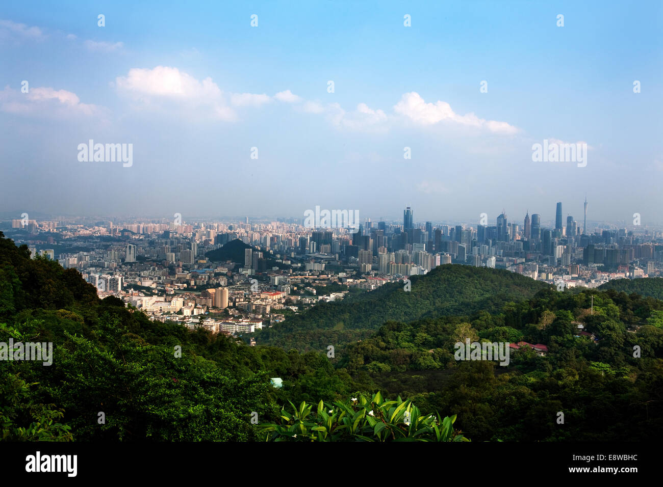 Guangzhou city building scenery Stock Photo - Alamy