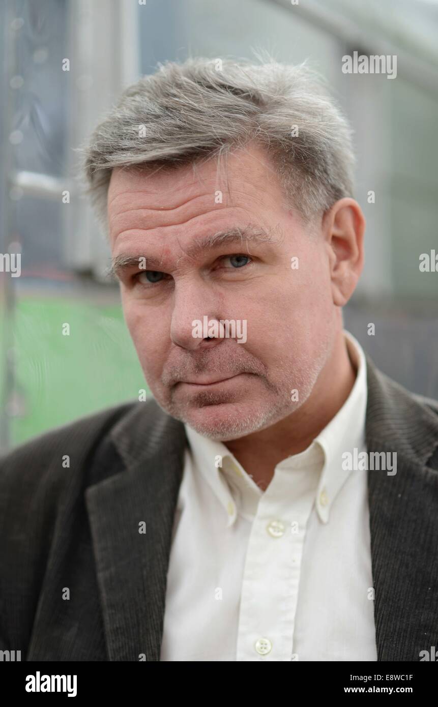 Hannu Raittila, at the 66. Frankfurt Book Fair in Frankfurt Main ...