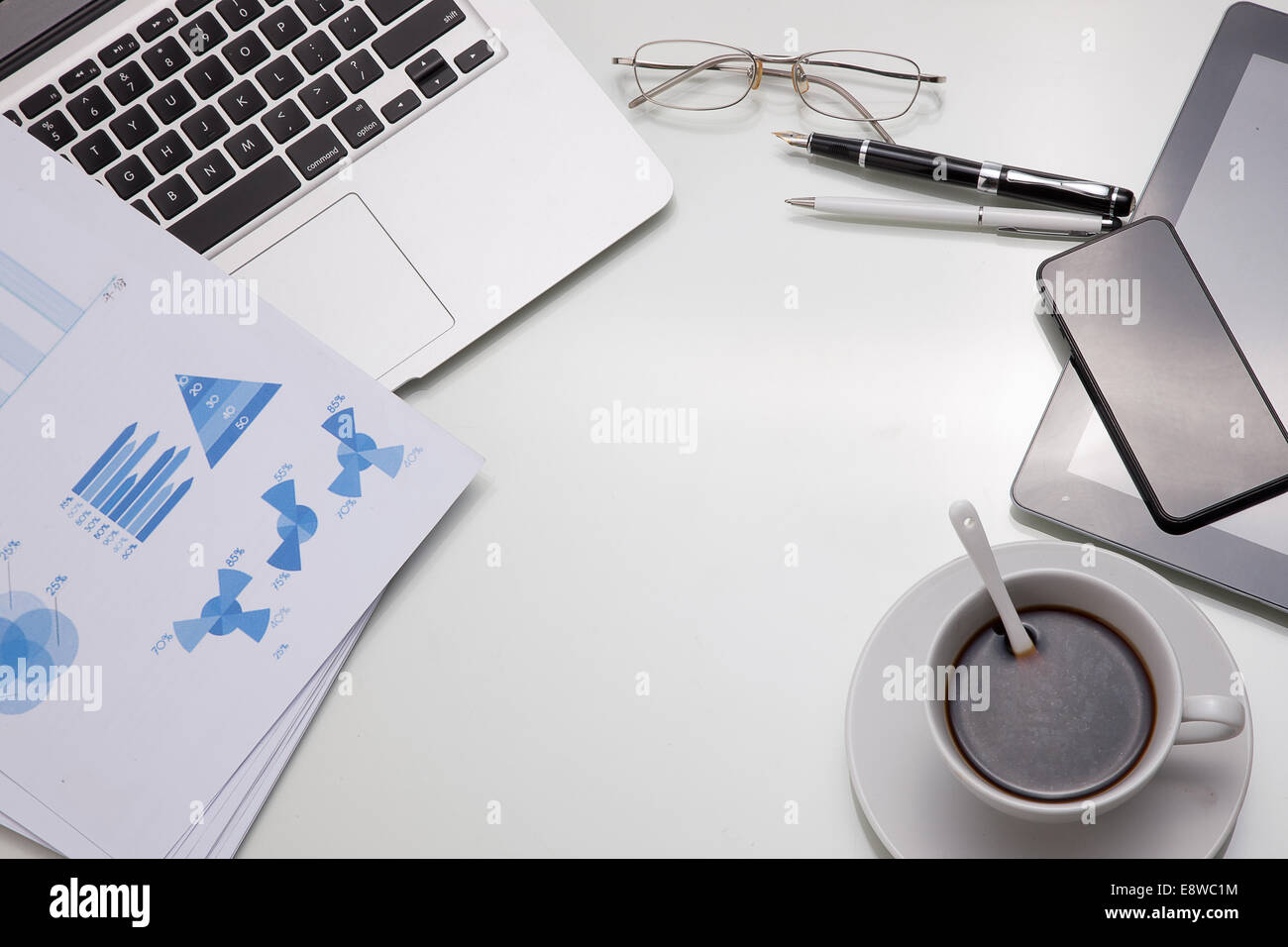 still life of office Stock Photo - Alamy