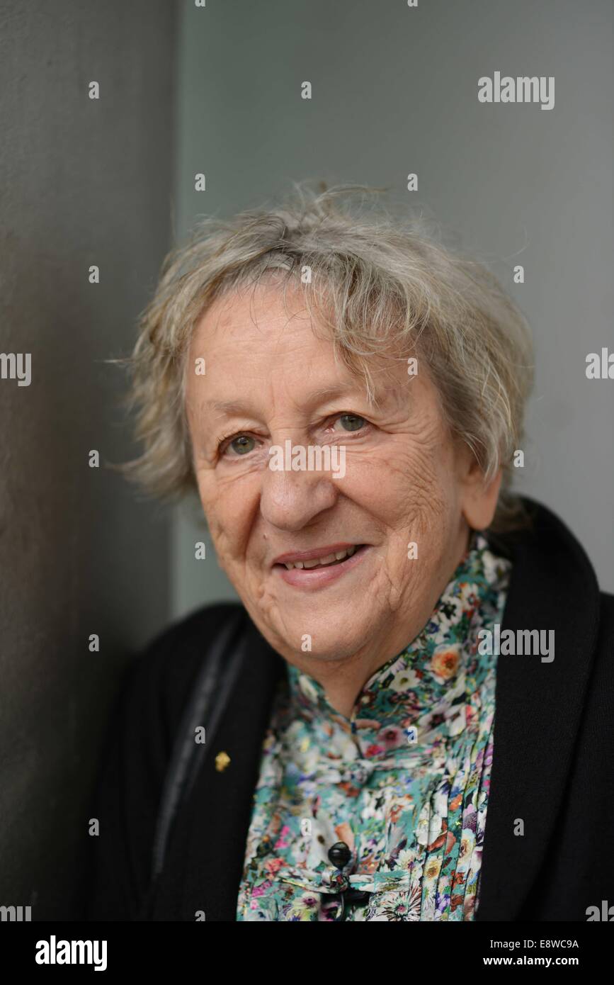 Ingrid Noll, at the 66. Frankfurt Book Fair in Frankfurt Main, Germany ...