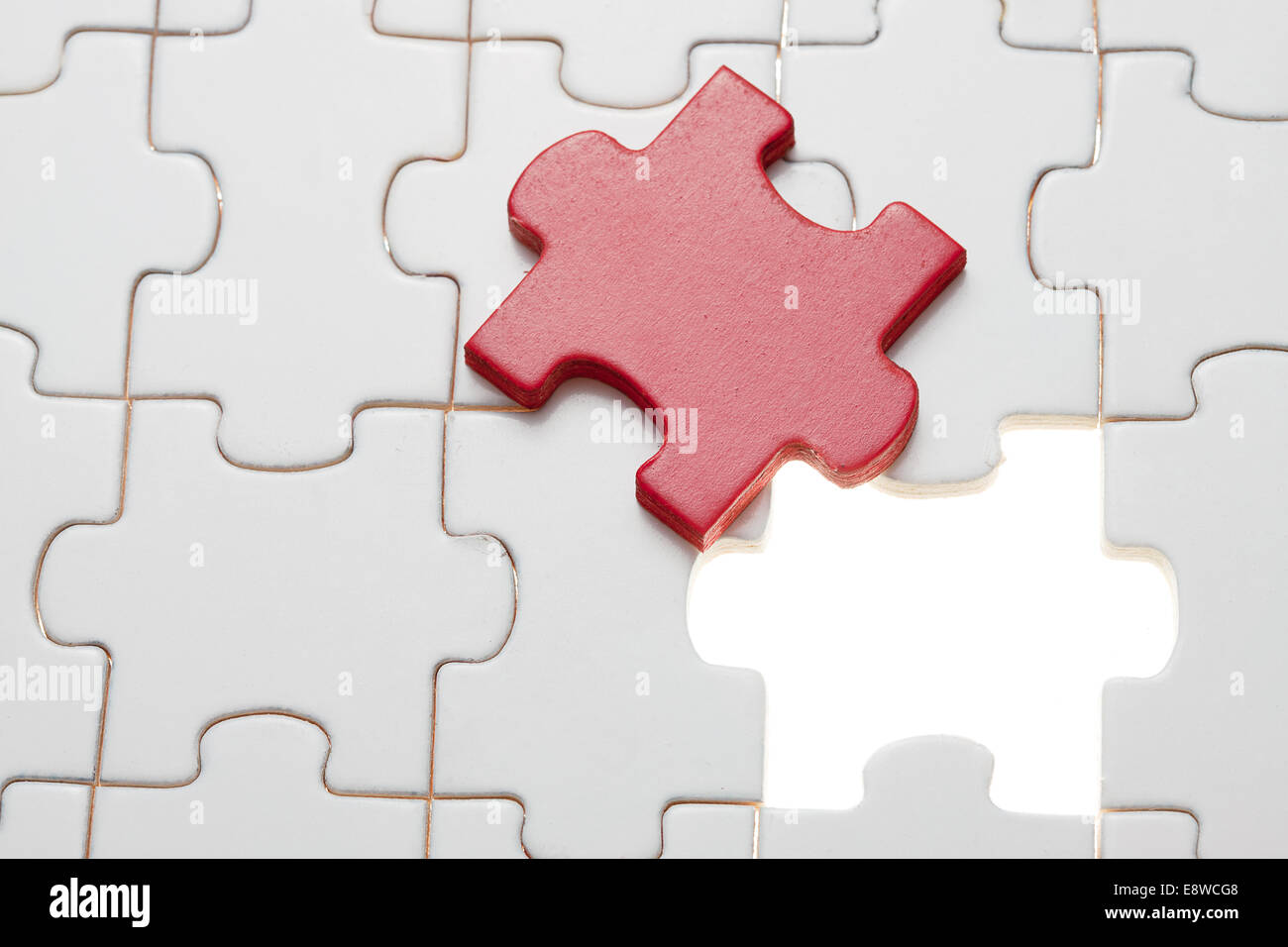 Incomplete jigsaw puzzle man hi-res stock photography and images - Alamy