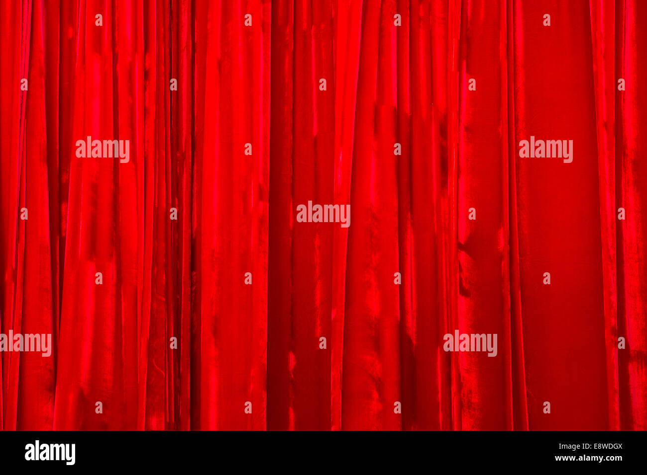 Red Curtain. Closeup view of the red curtain before the scene Stock ...