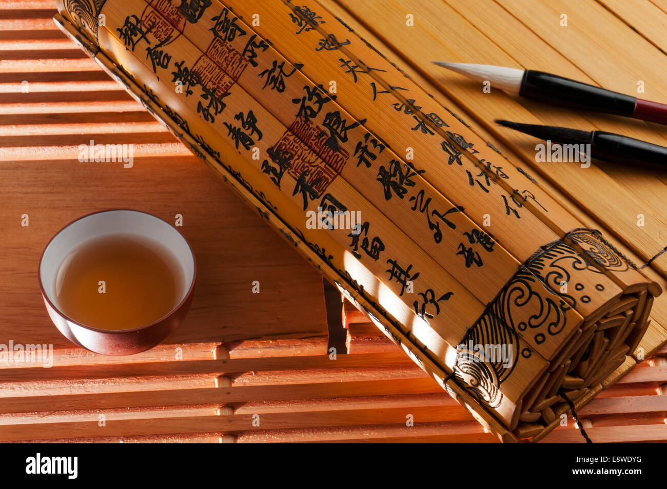 Bamboo scroll china hi-res stock photography and images - Alamy
