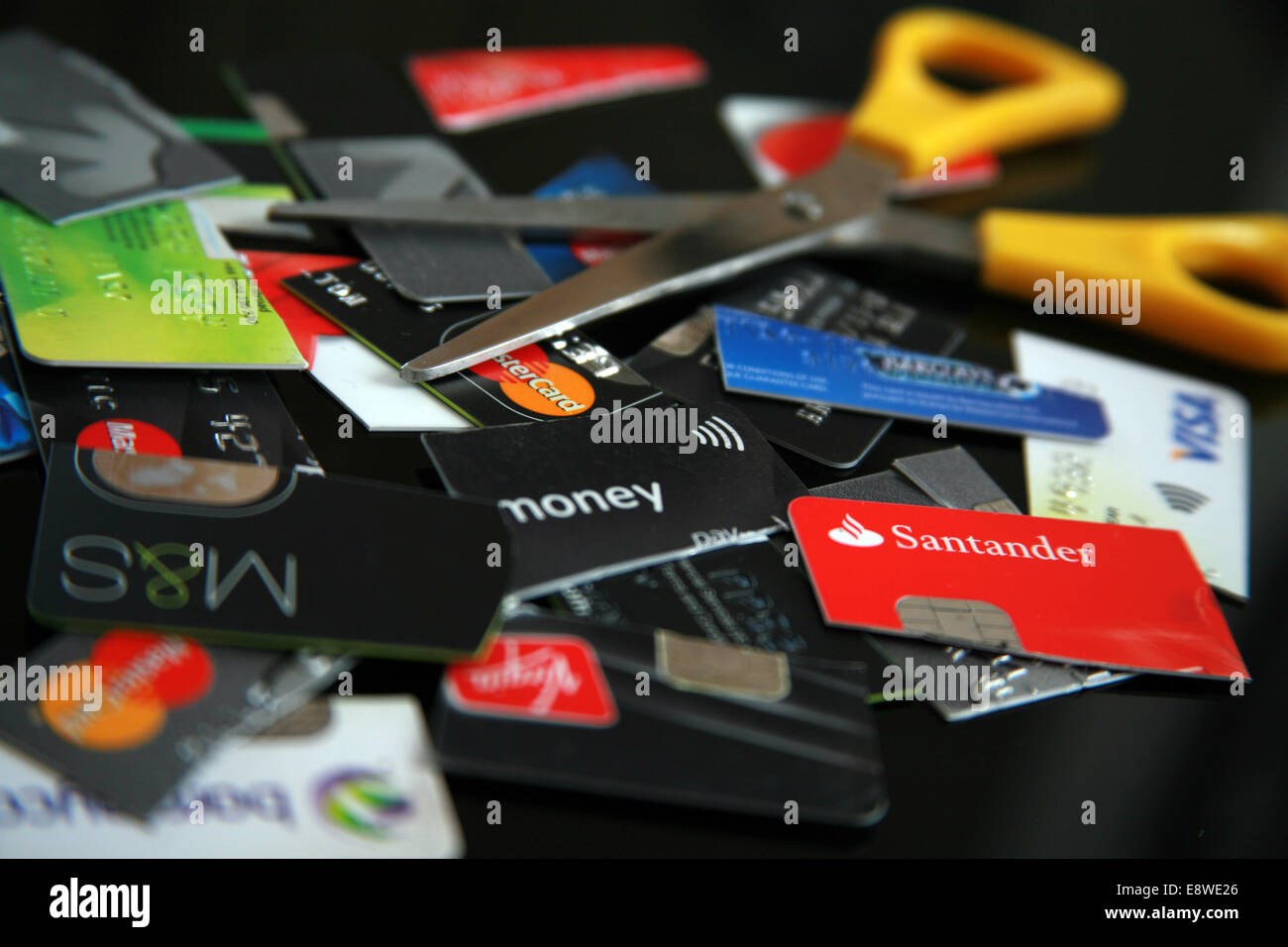 Cut up store cards hi-res stock photography and images - Alamy