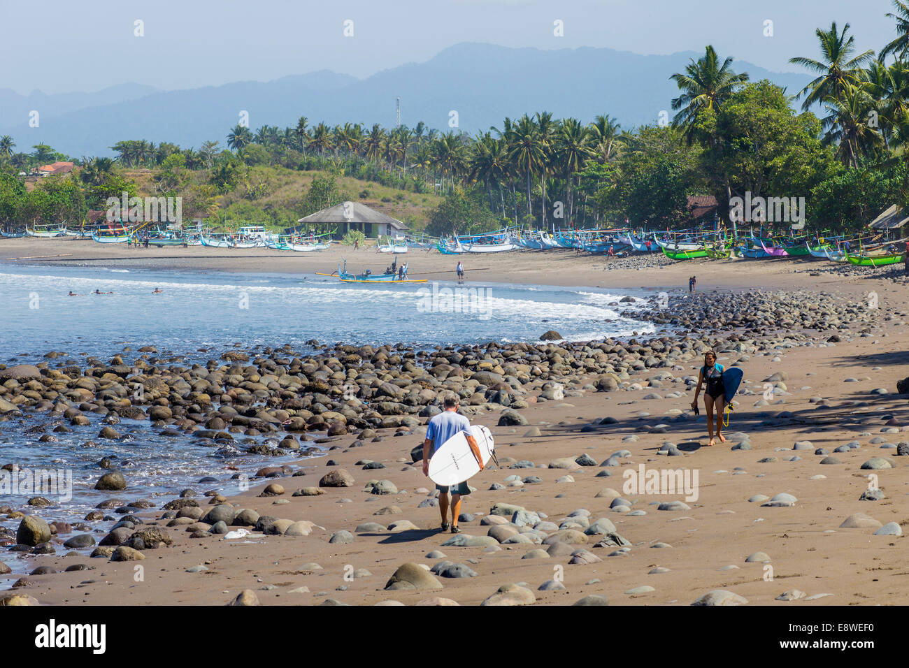 Medewi surf hi-res stock photography and images - Alamy