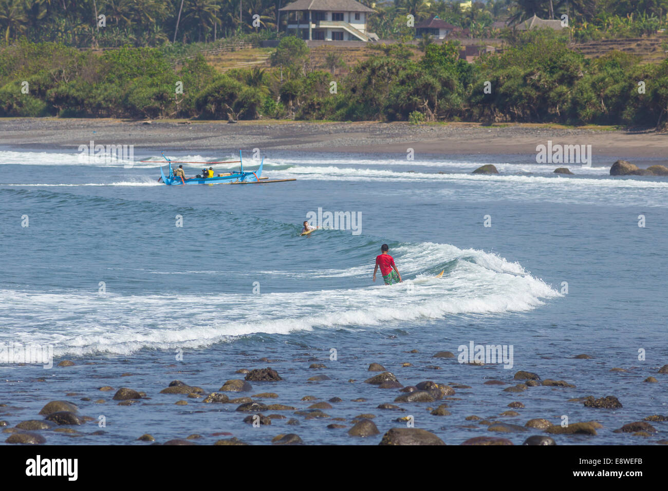 Medewi surf hi-res stock photography and images - Alamy