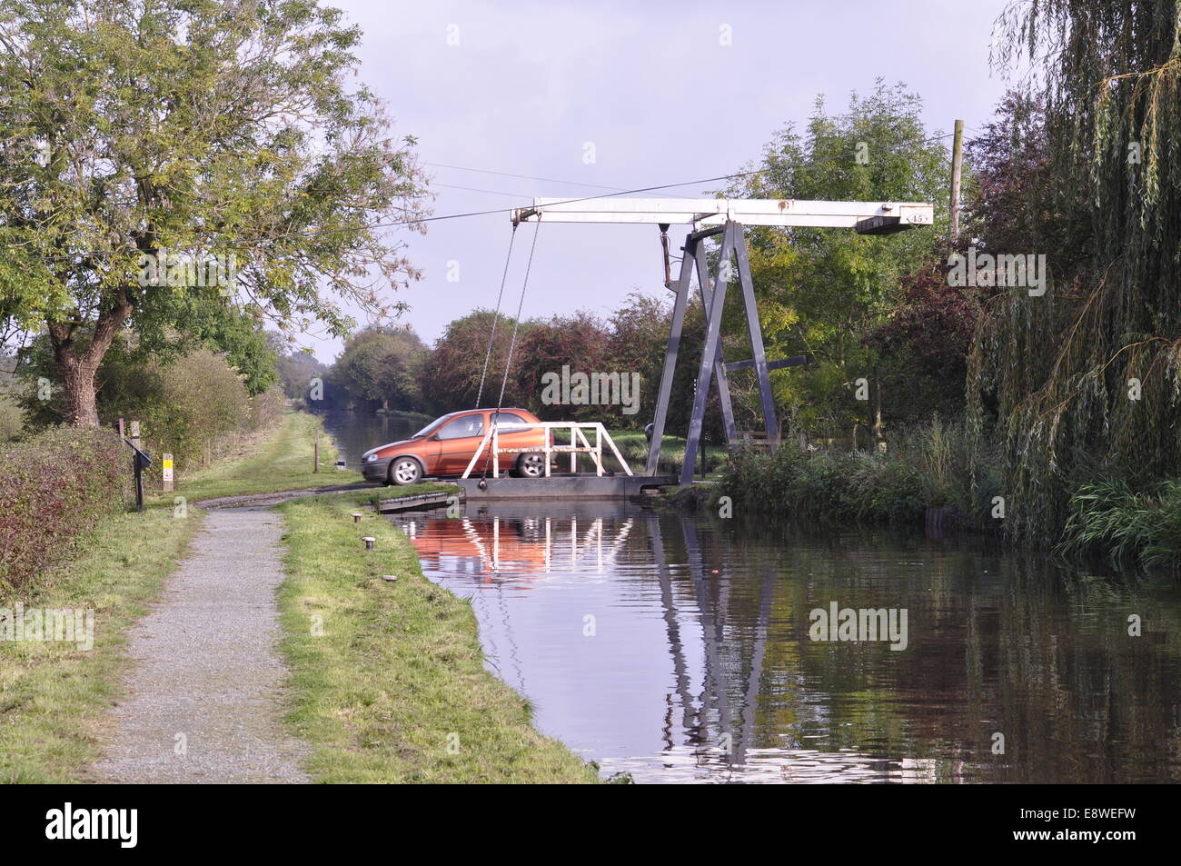 Llangollen Canal at Whixall Moss Shropshire Stock Photo - Alamy