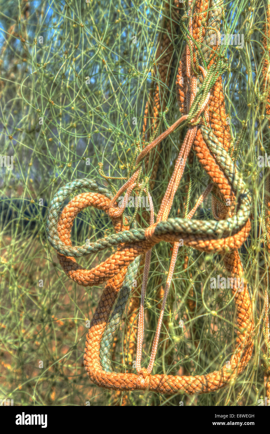 HDR photo of fishing nets Stock Photo - Alamy
