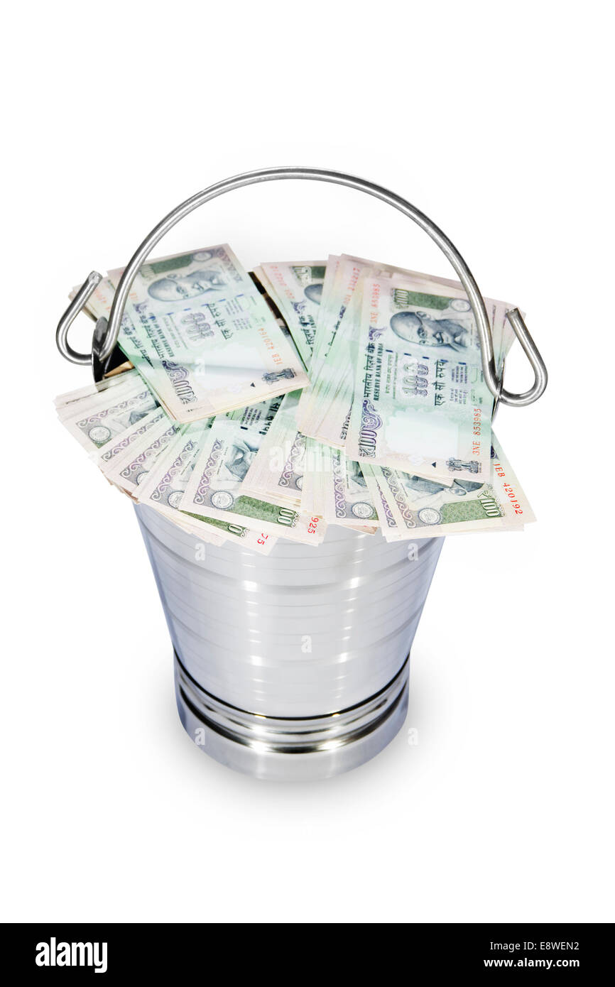 Money buckets Cut Out Stock Images & Pictures - Alamy
