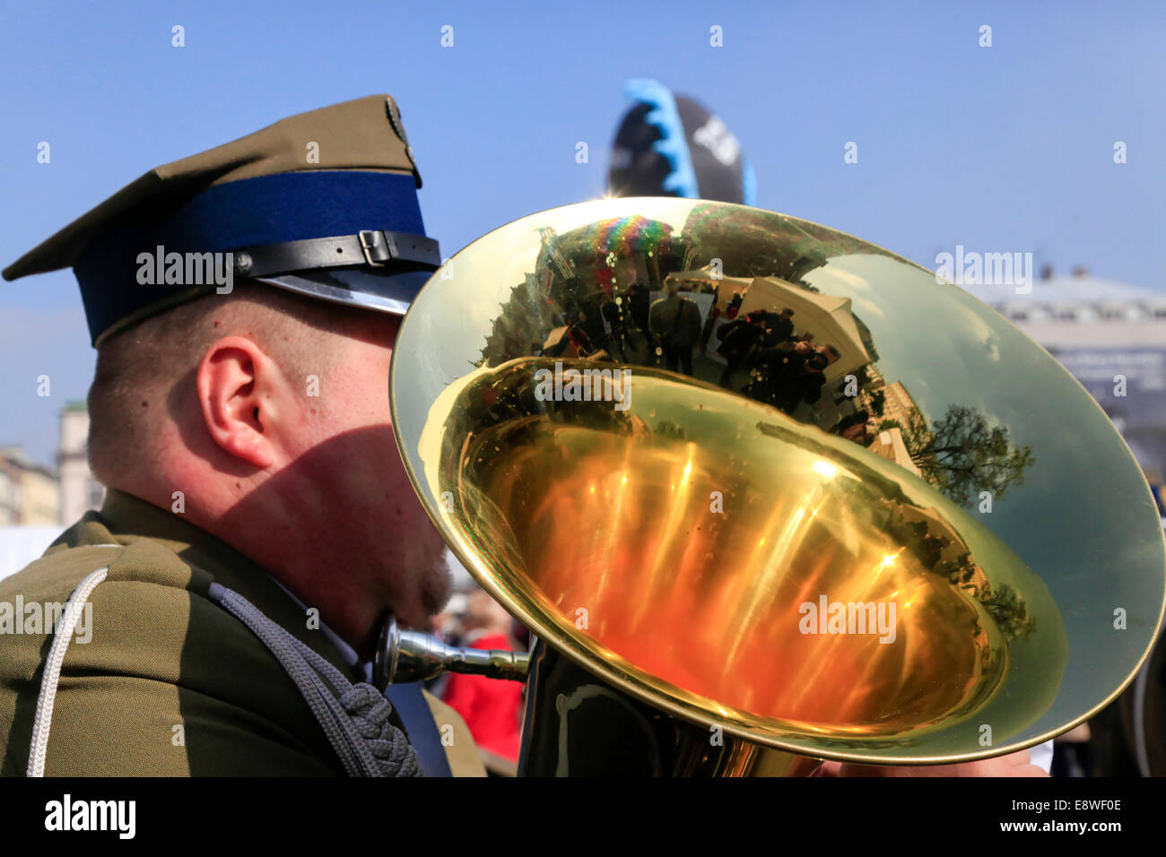 military Brass band. Photographed in Krakow, Poland Stock Photo - Alamy
